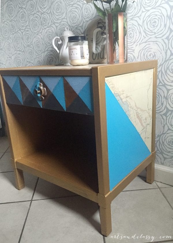 Mid Century Modern Table Makeover with Modern Masters – Arts and Classy