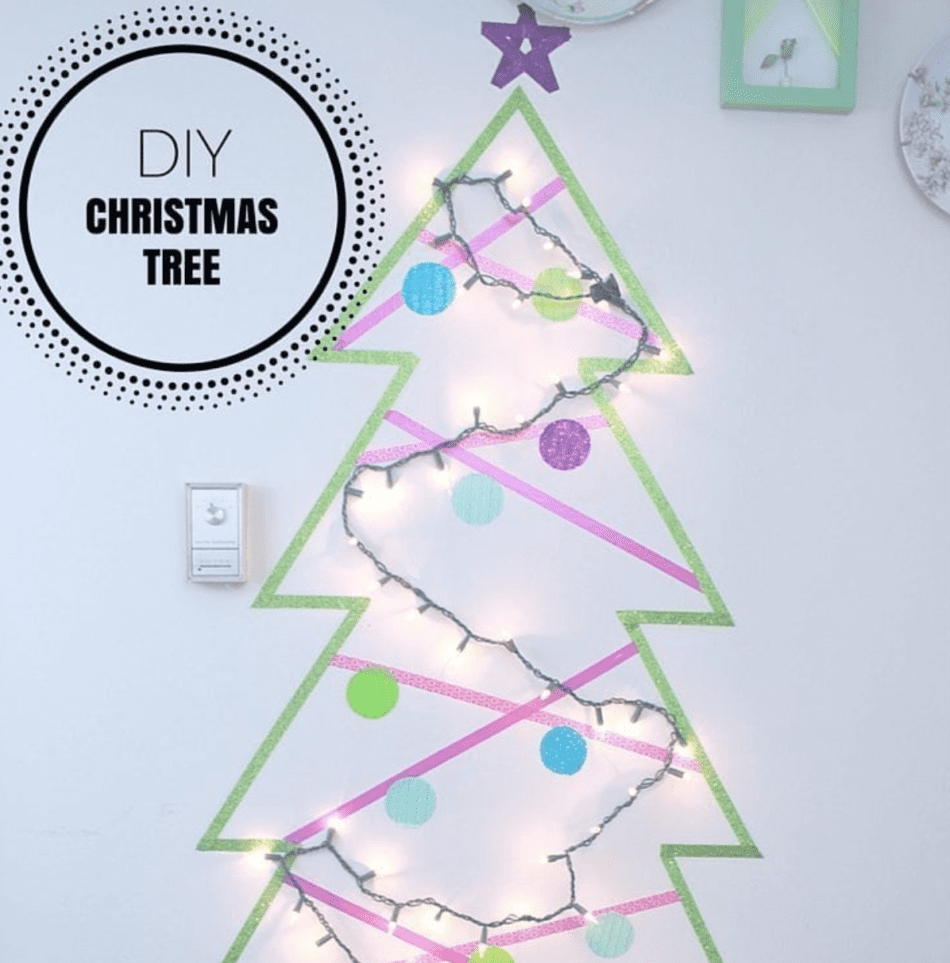 A DIY Christmas Tree for Small Spaces | Arts and Classy