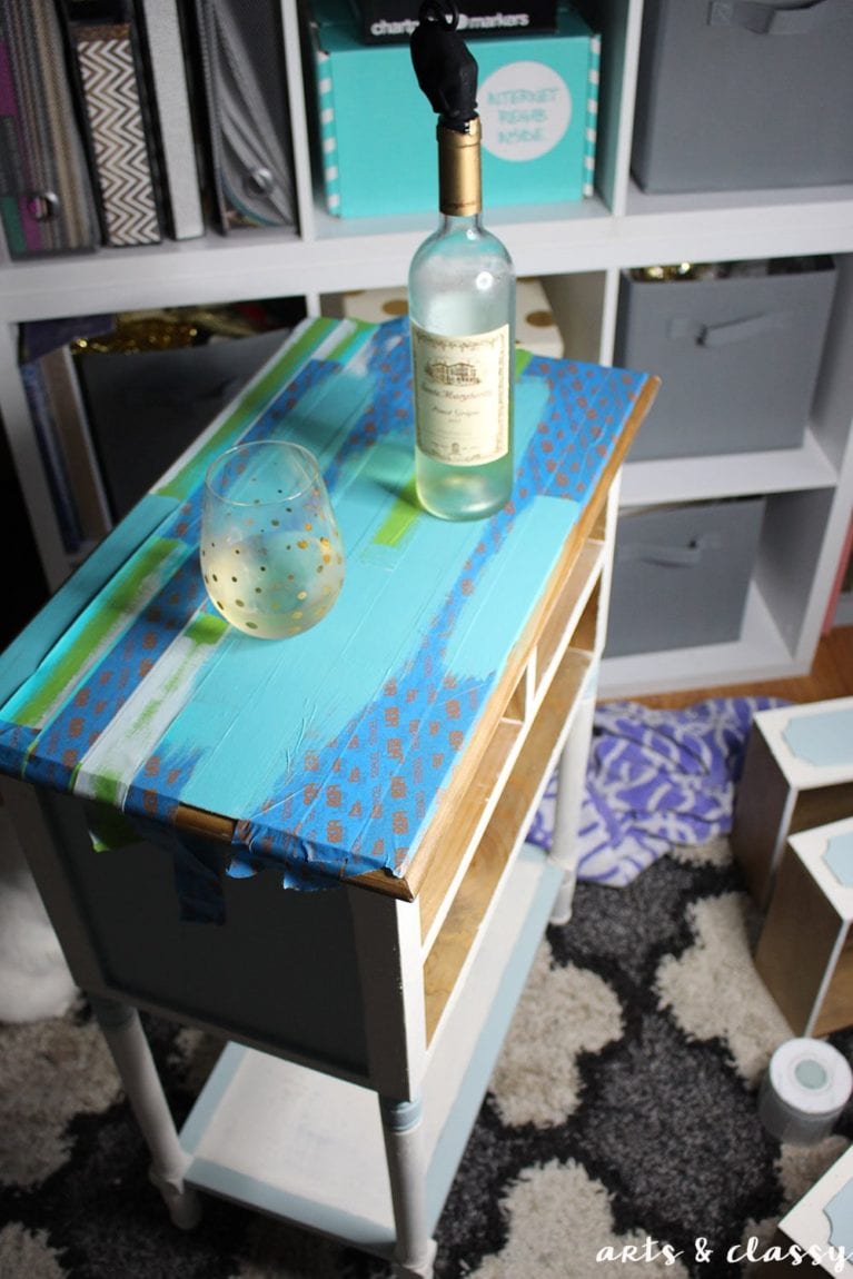 DIY Side Table Coastal Farmhouse Makeover – Arts and Classy
