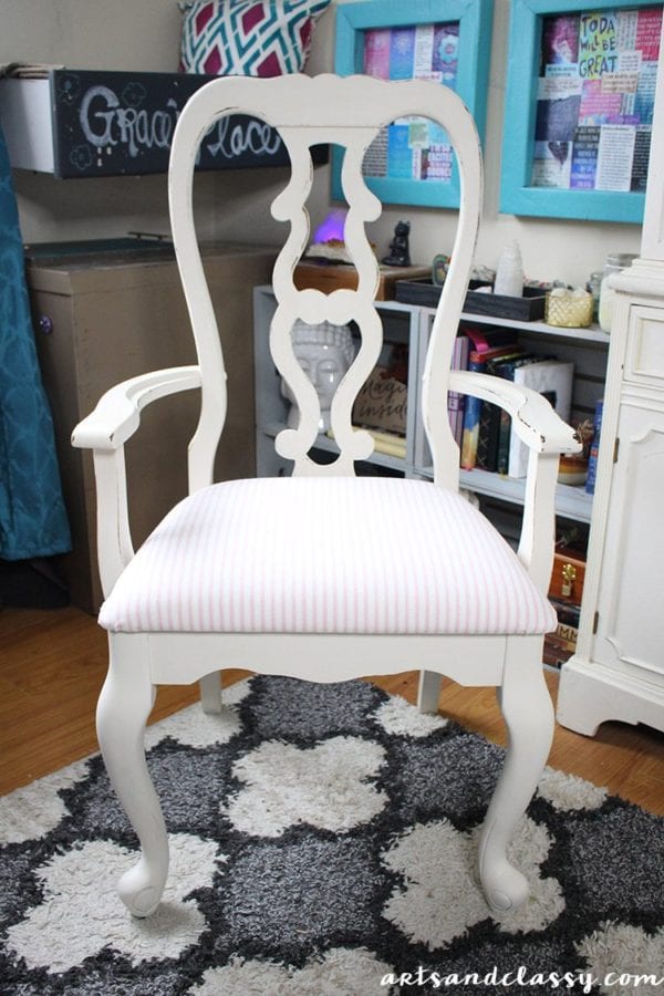 DIY Projects - Queen Anne Chair Gets a Shabby Chic Makeover – Arts and ...