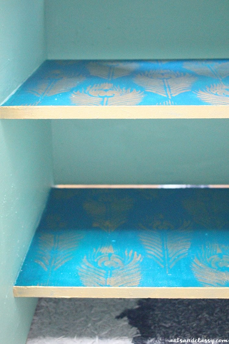 Hollywood Regency Peacock Inspired Small Media Stand Makeover – Arts ...