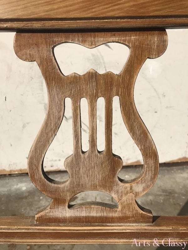 A Lyre Chair Find Gets A Makeover (With Photos) – Arts and Classy