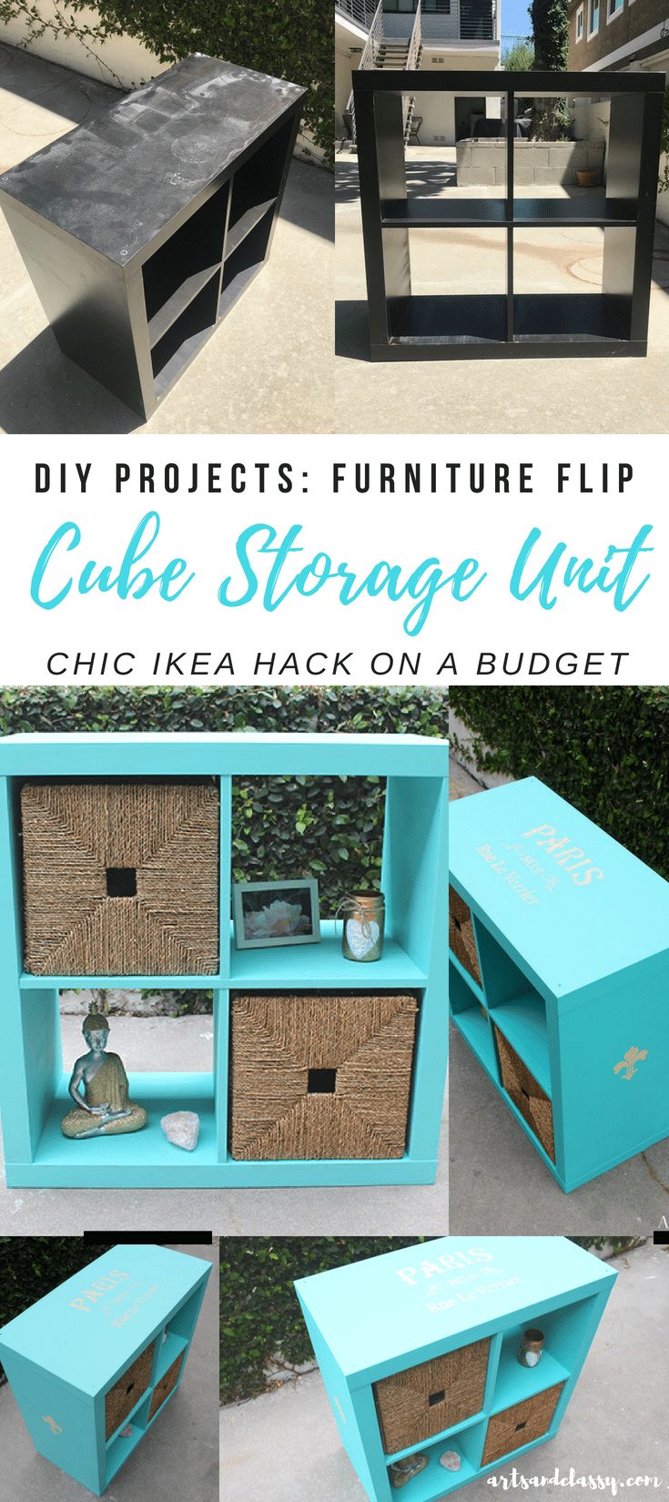 Ikea Hack Cube Storage Unit Makeover – Arts and Classy