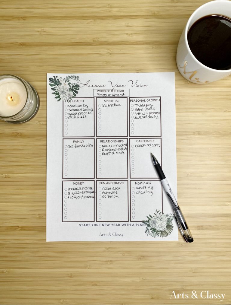 Goals 101: Step-By-Step Printable Goal Setting Worksheets – Arts and Classy