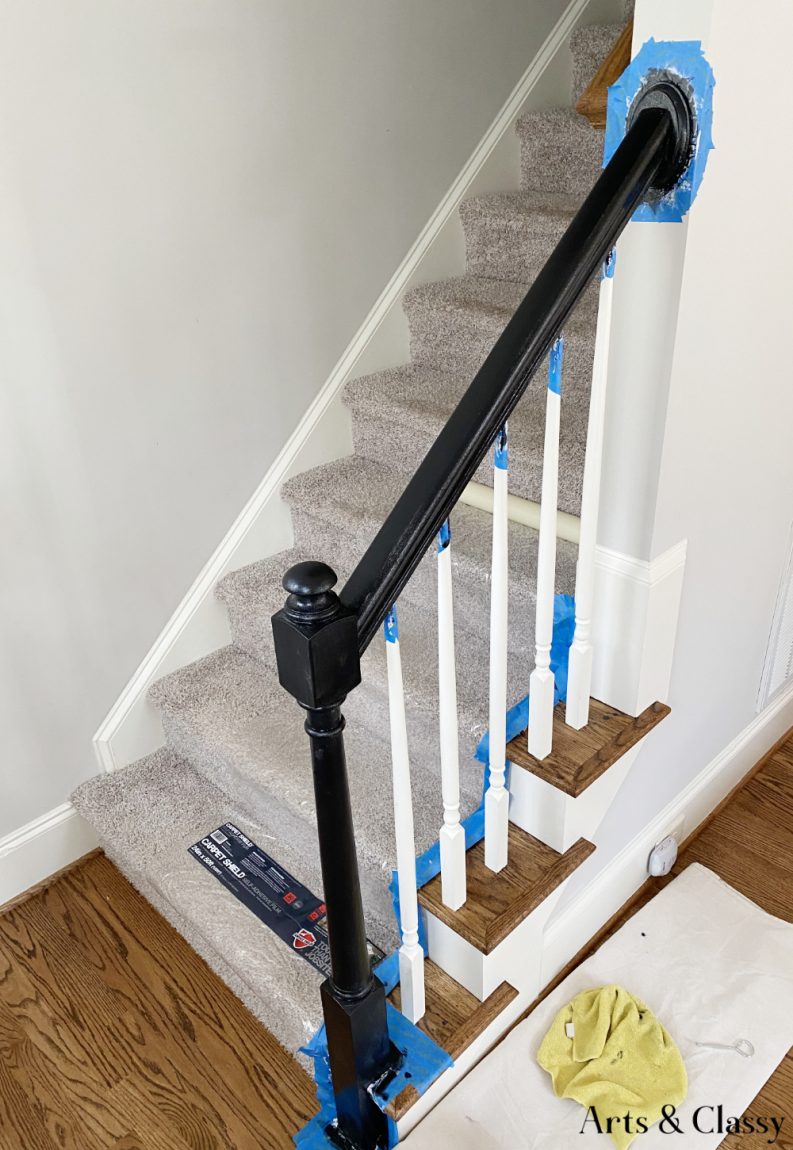 Incredible DIY Upgrade: How to Easily Paint Your Stair Railing and ...