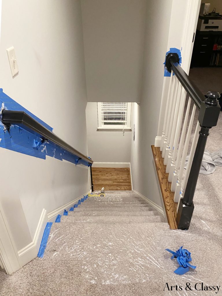 Incredible DIY Upgrade: How to Easily Paint Your Stair Railing and ...