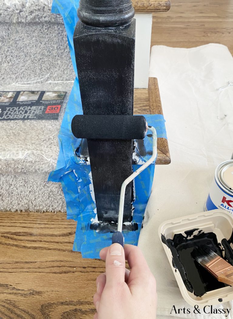 Incredible DIY Upgrade: How to Easily Paint Your Stair Railing and ...